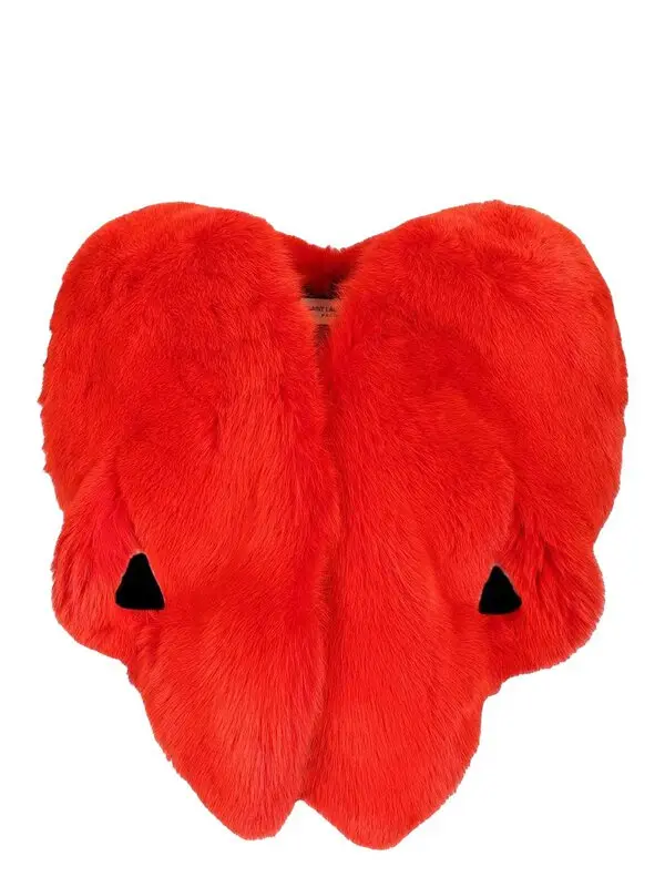 Saint Laurent Heart-shaped Cape - Red
