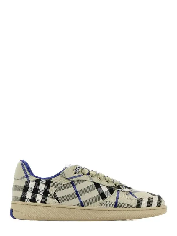 Burberry Embroidered Canvas Terrace Sneakers - Multicolor