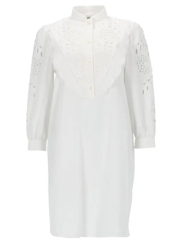 Valentino Garavani Popeline Mini Dress - White