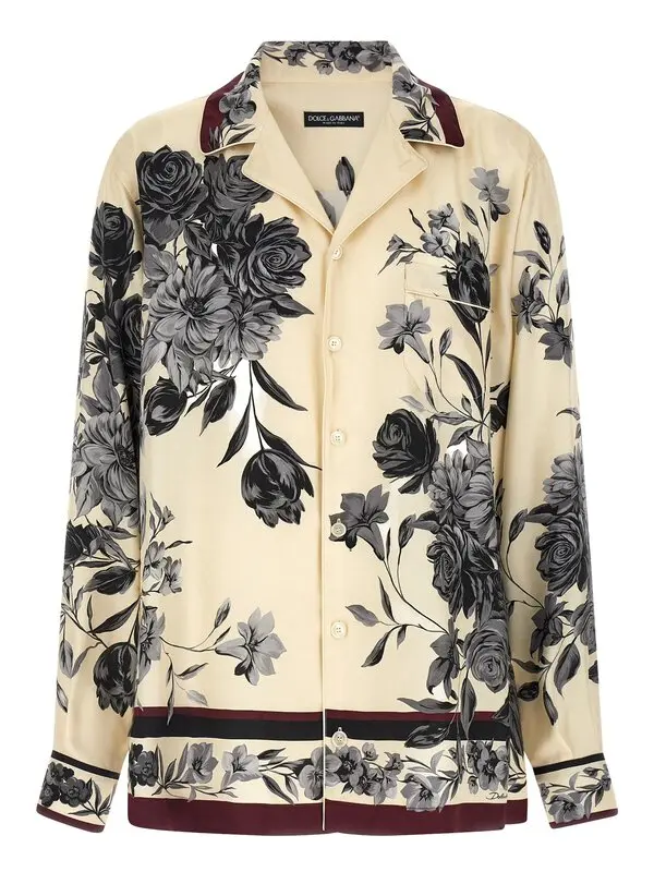 Dolce & Gabbana Bouquet Fiori' Shirt - Multicolor