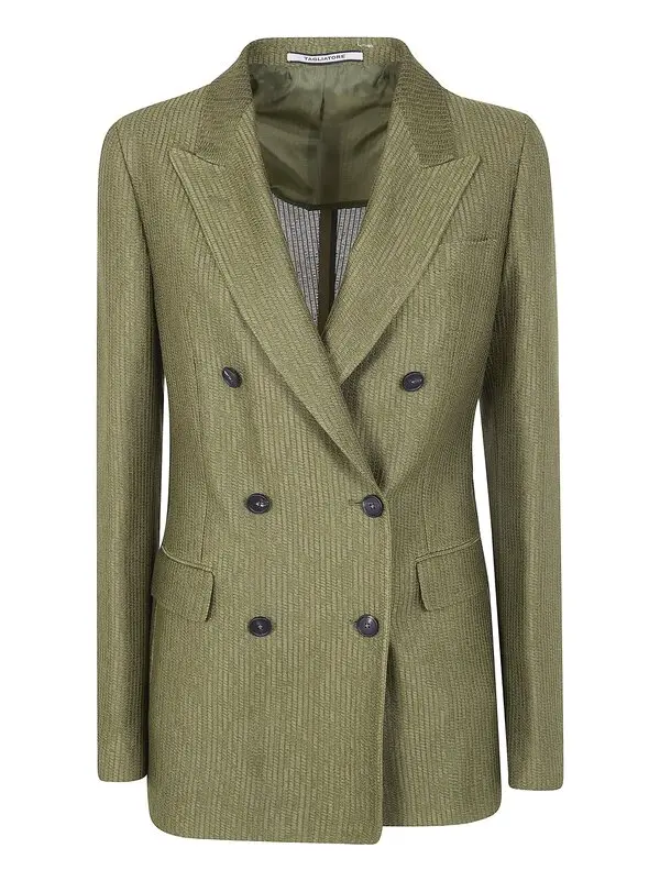 Tagliatore Parigi Double Breasted Jacket - Green