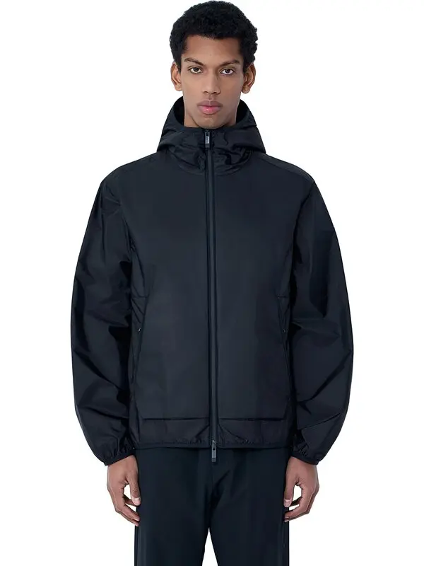 Moncler Gainer Hooded Zip-up Jacket - Black