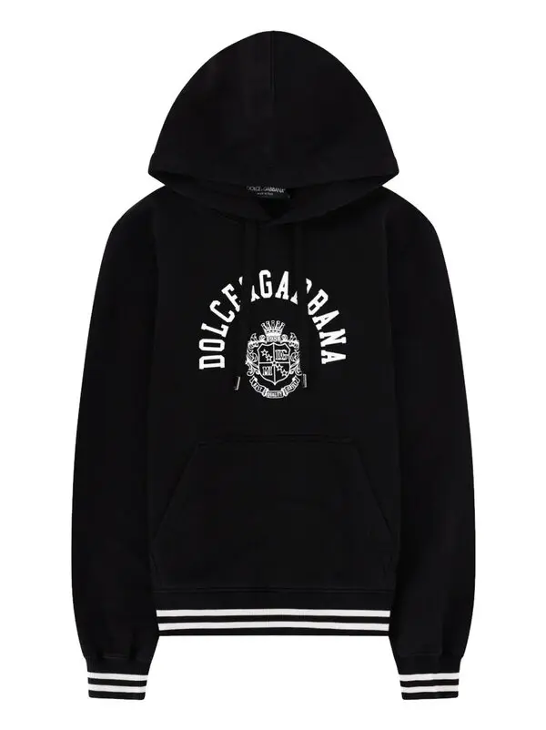 Dolce & Gabbana Felpa Con Logo - Black