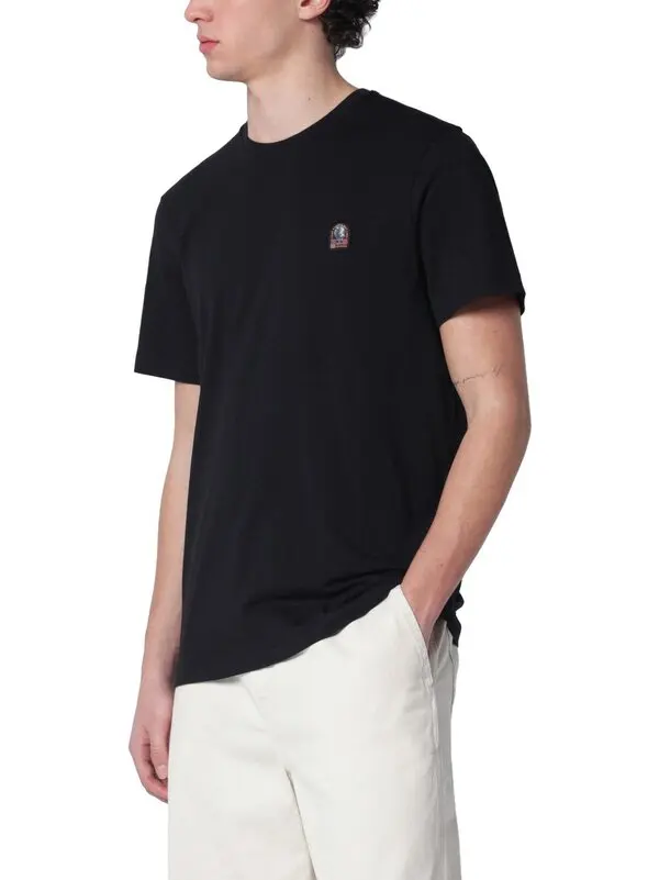 PARAJUMPERS Regular-fit T-shirt With Logo Patch - Black