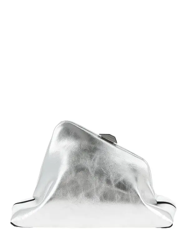 Attico Day Off Small Clutch - Silver