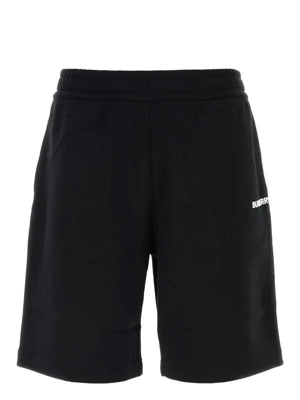 Burberry Cotton Bermuda Shorts - Black