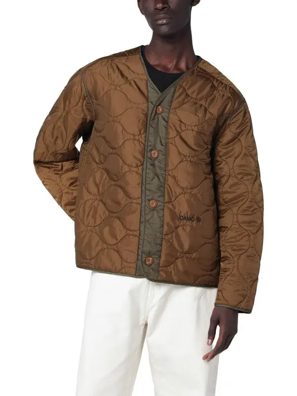 OAMC Quilted Nylon Combat Liner Jacket - Cream