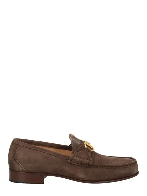 Valentino Garavani Vlogo Signature Loafers - Brown