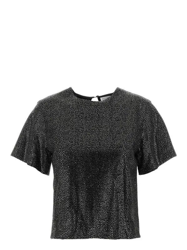 Giuseppe Di Morabito Embellished Viscose T-shirt - Black