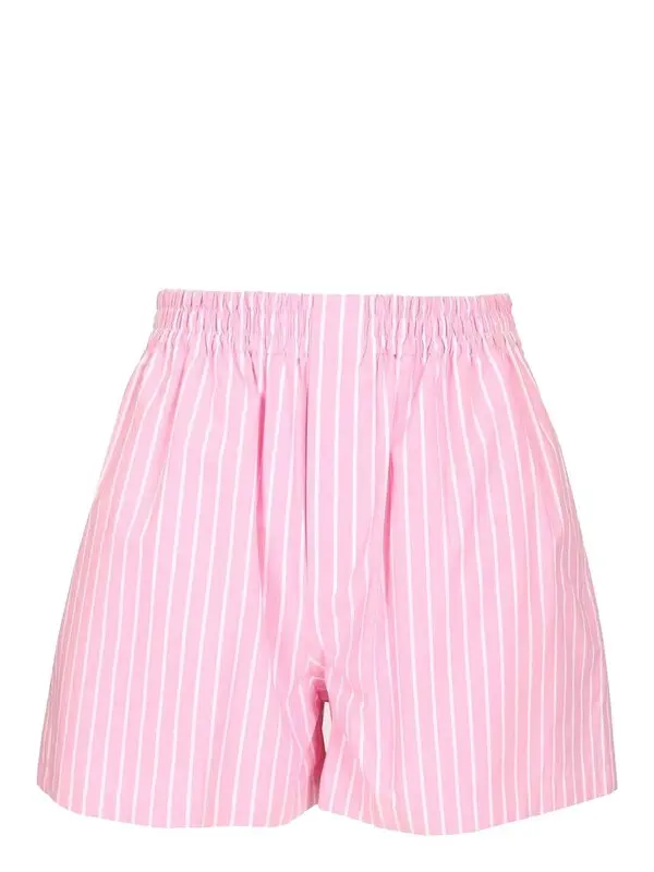 Balenciaga Striped Cotton Poplin Boxers - Multicolor