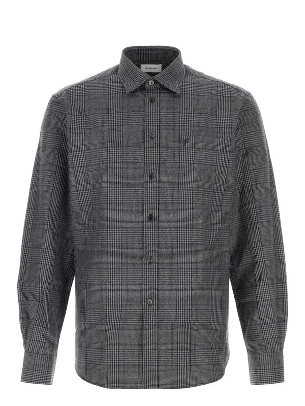 FERRAGAMO Embroidered Oxford Shirt - Multicolor