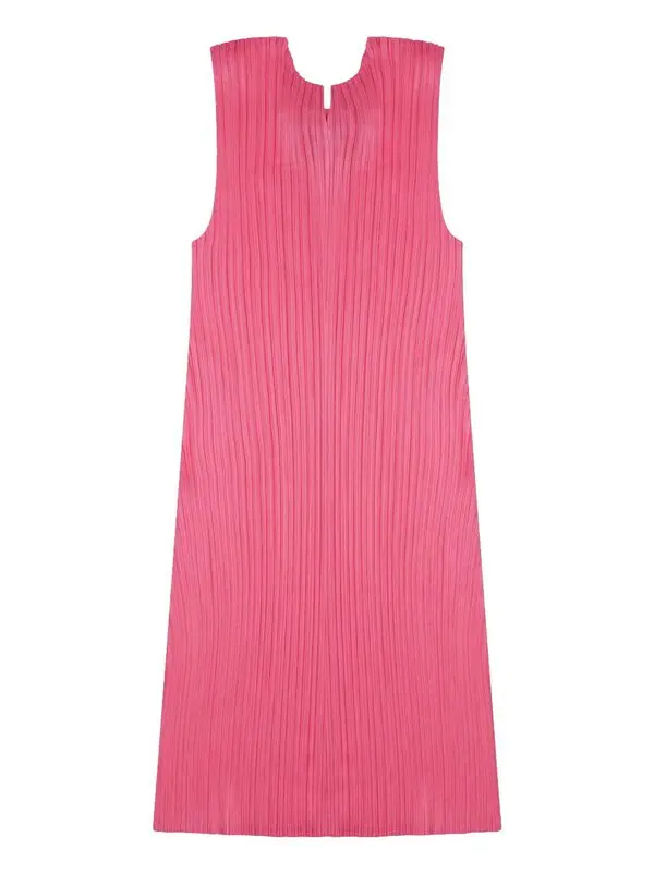 Issey Miyake Sleeveless Pleated Blouse - Pink