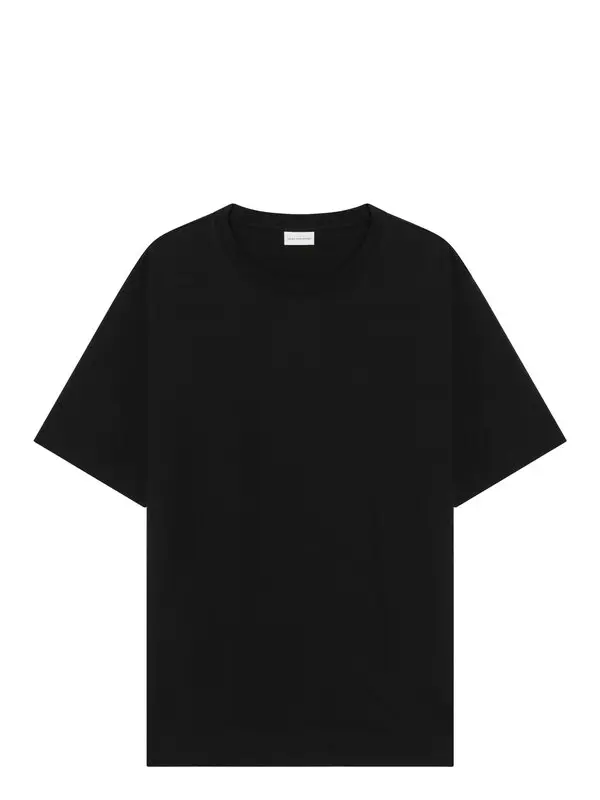 Dries Van Noten Cotton T-shirt - Black