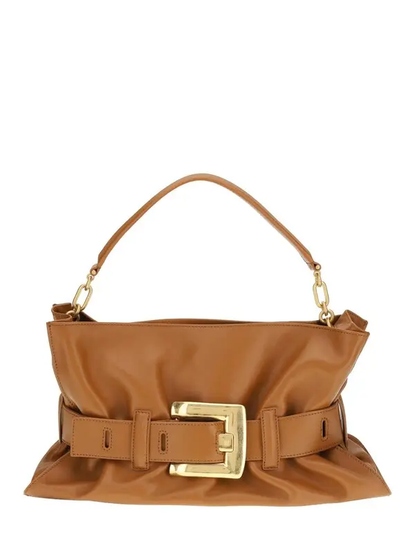 Balmain Medium Anthem Shoulder Bag - Brown