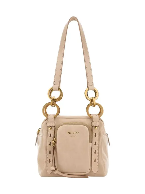 Prada Powder Mini Dangle Handbag - Pink