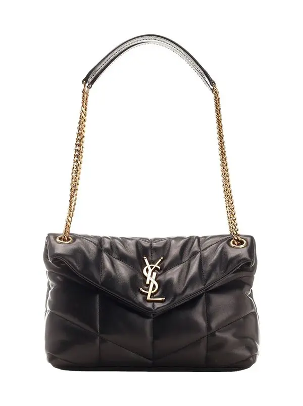 Saint Laurent Small Puffer Bag - Black