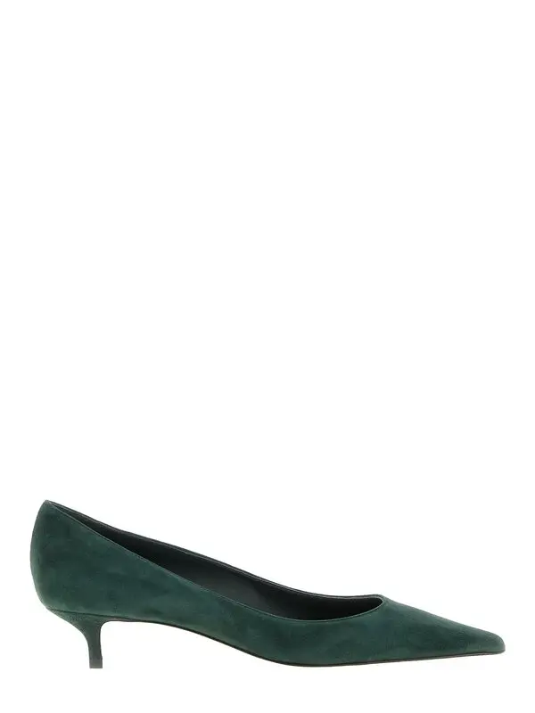 JIMMY CHOO Amelia Suede Pointed Toe Pumps - Green
