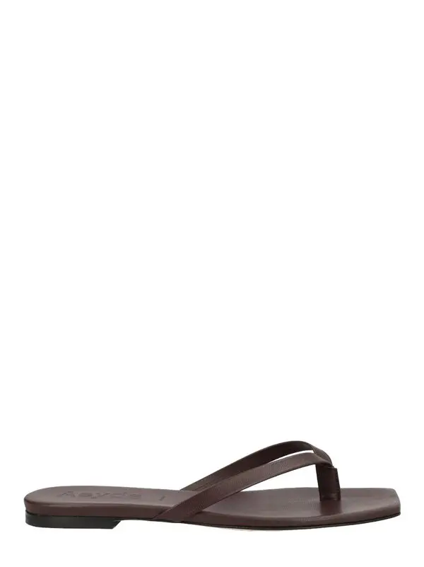 AeydĒ Renee Leather Sandals - Brown