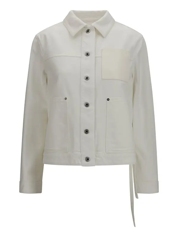 Loewe X Paula's Ibiza Workwear Denim Jacket - White