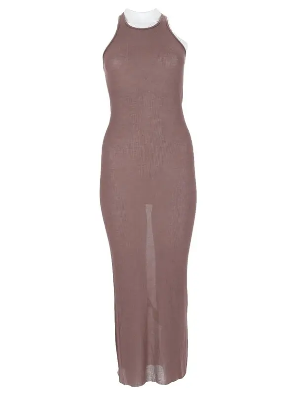 Rick Owens Abito Temple" Gown - Gray