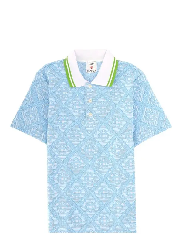 Casablanca Cotton Polo Shirt - Multicolor