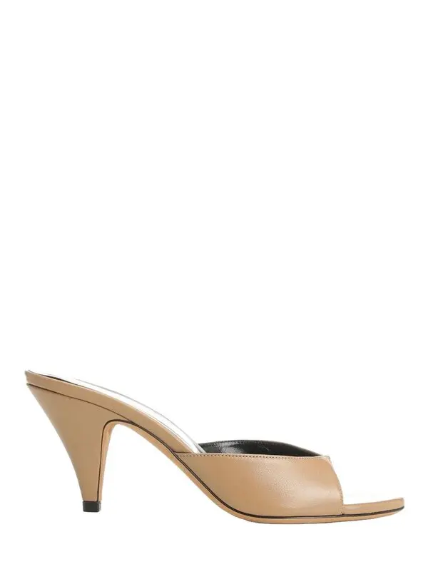 JUDE Haze Sandal In Leather - Cream