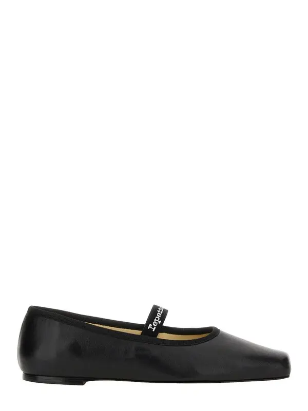 Repetto Ballerina Lisbeth Leather Flats - Black