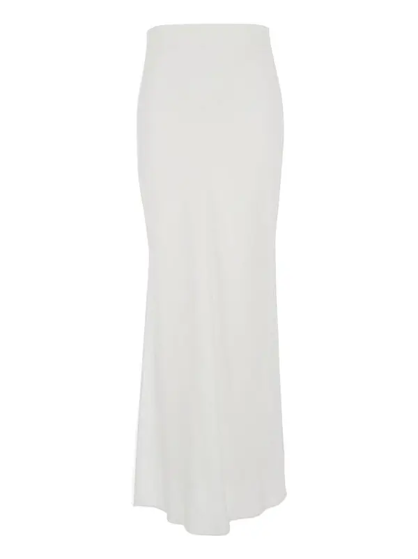 Brunello Cucinelli Satin Long Skirt - Multicolor