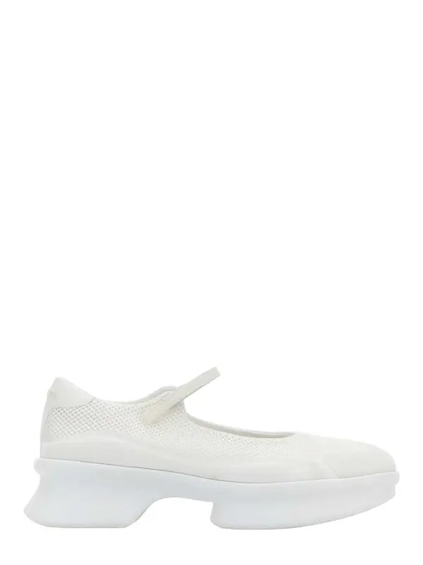 Prada Mesh Ballerinas - White