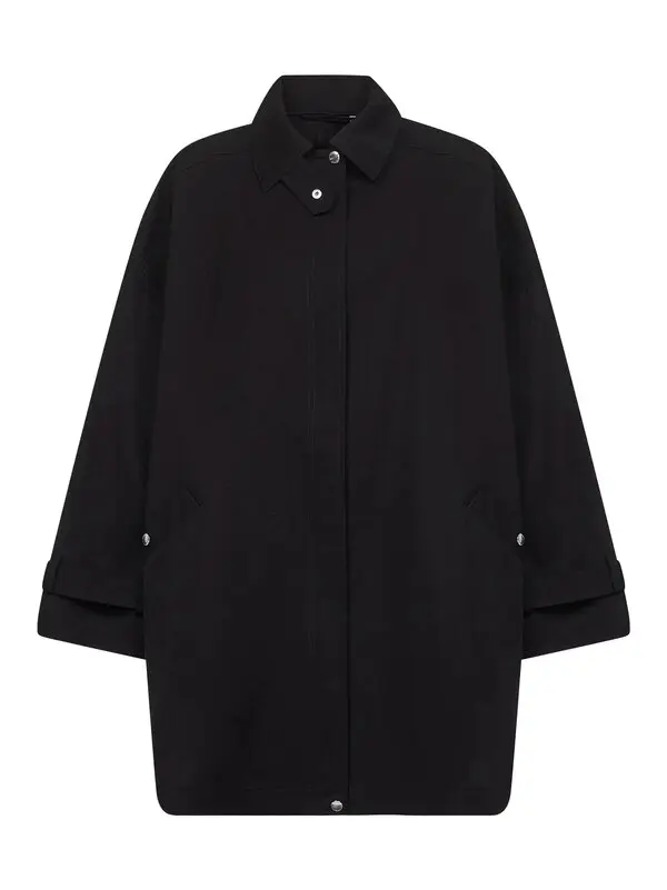 TOTEME Oversized Trench Jacket In Organic Cotton - Multicolor