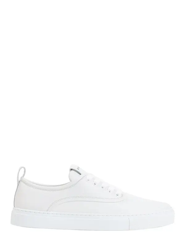 Givenchy Paris Calf Leather Low Top Sneakers - White