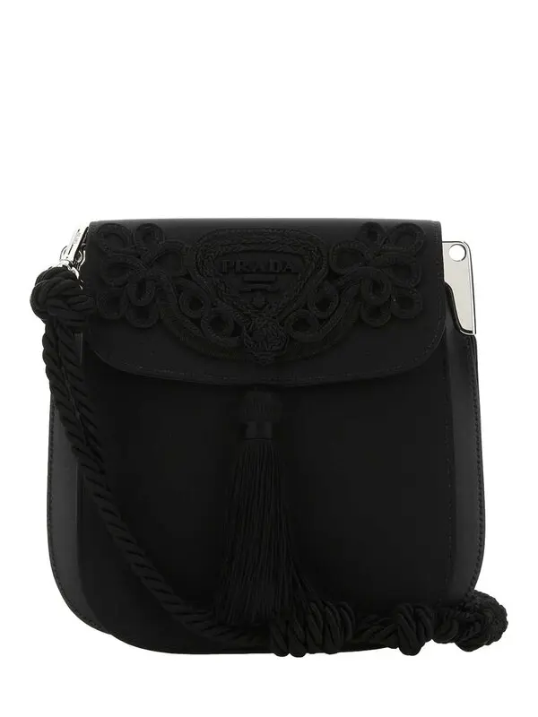 Prada Nylon Crossbody Bag - Black