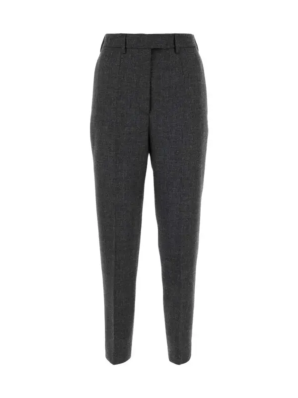 Prada Wool Trousers - Gray