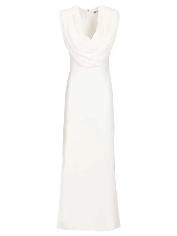 ROTATE BY BIRGER CHRISTENSEN Waterfall Maxi Dress - White