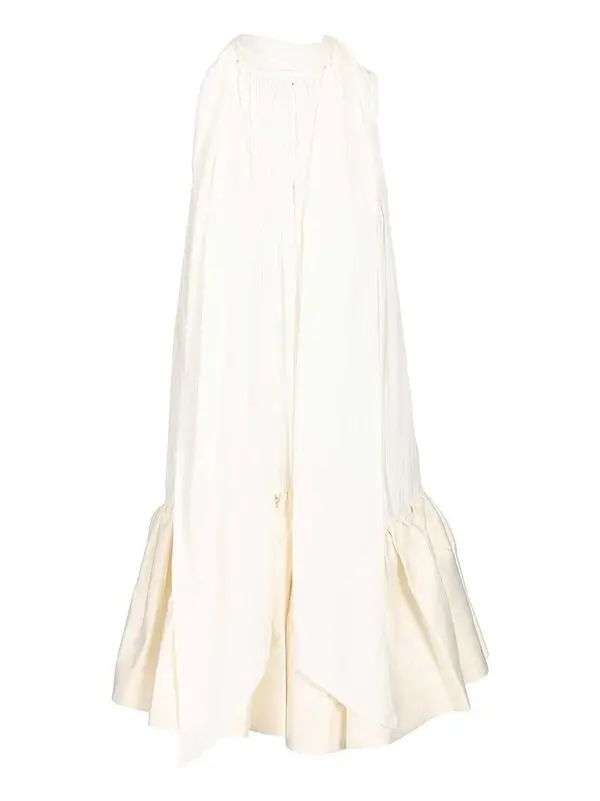 ROTATE BY BIRGER CHRISTENSEN Gathered Mini Dress - White
