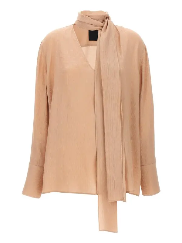 Givenchy Pussy Bow Blouse - Cream
