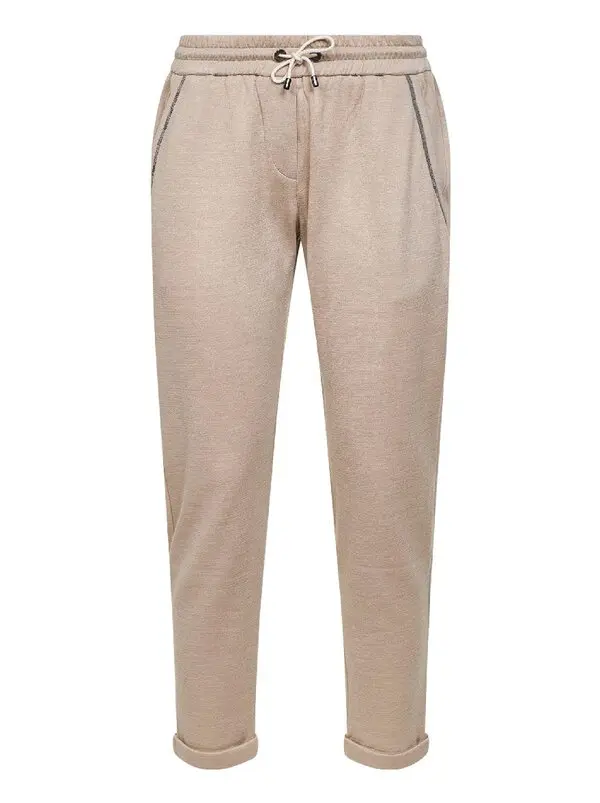 Brunello Cucinelli Shiny Pocket Detail Trousers - Multicolor