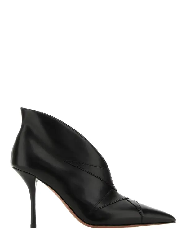 Alaïa Calf Leather Ankle Boots - Multicolor