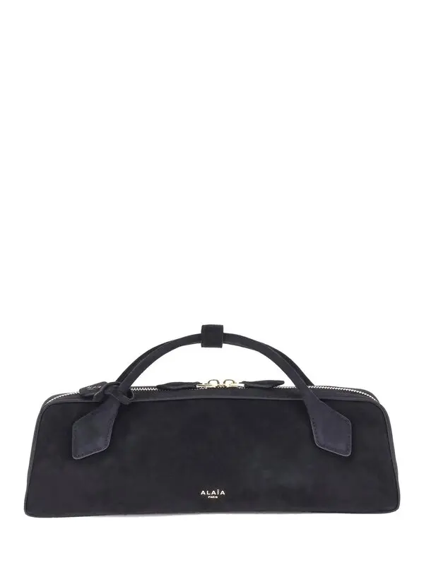 Alaïa Le Teckel Goat Leather Clutch Bag - Black