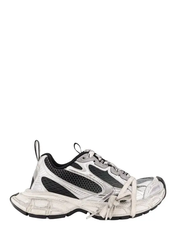 Balenciaga 3xl Gradient Mesh Sneakers With Used Effect - Multicolor