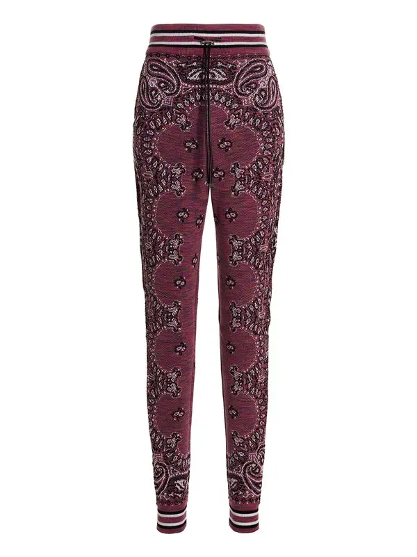 Amiri Space Dye Bandana Joggers - Purple
