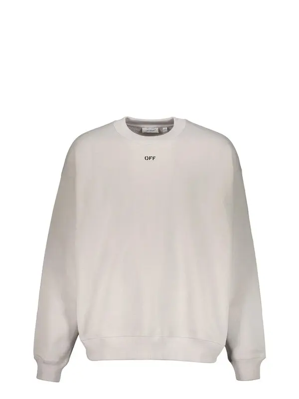 Off-White Logo Crewneck Sweatshirt - Gray