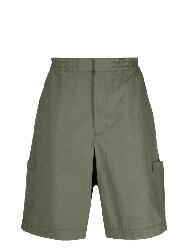 AMBUSH Cotton Bermuda Shorts - Green