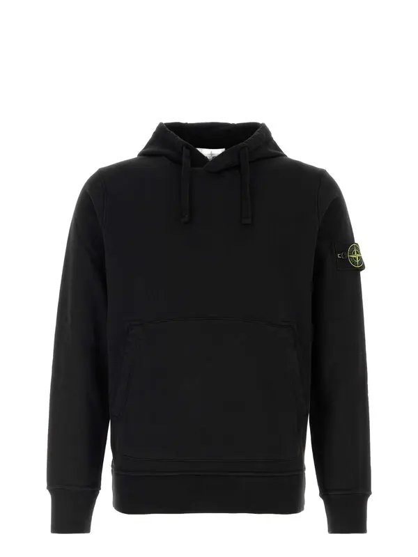 Stone Island Cotton Sweatshirt - Black