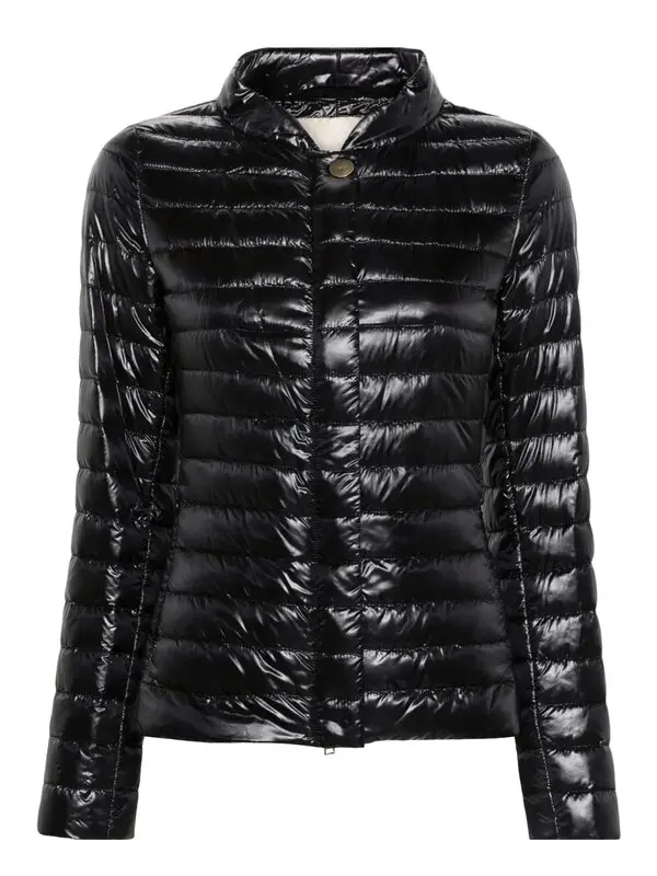 Herno Ultralight Down Jacket With Zip Fastening - Black