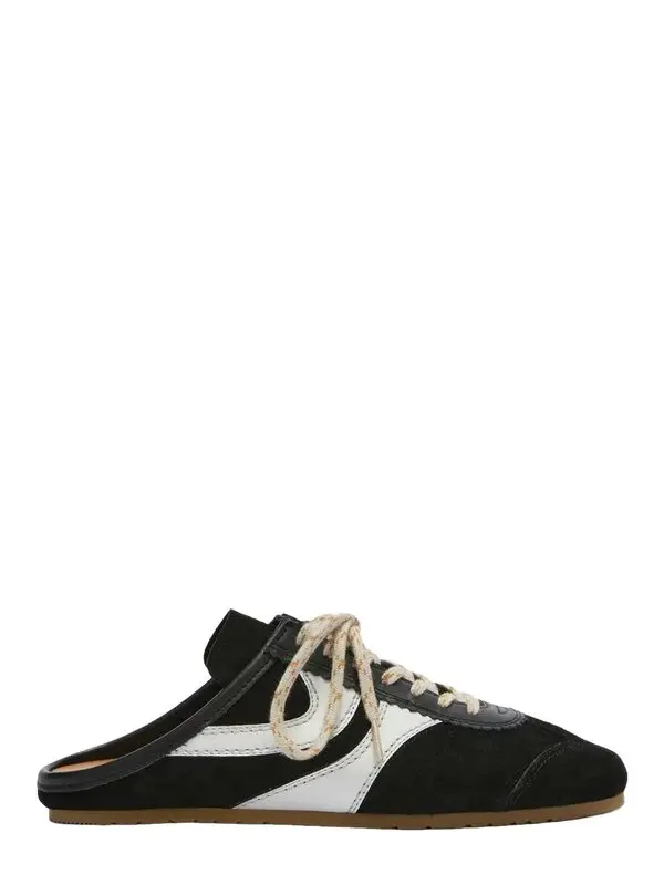 Dries Van Noten Leather Mules - Black