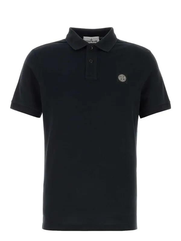 Stone Island Midnight Stretch Piquet Polo Shirt - Blue
