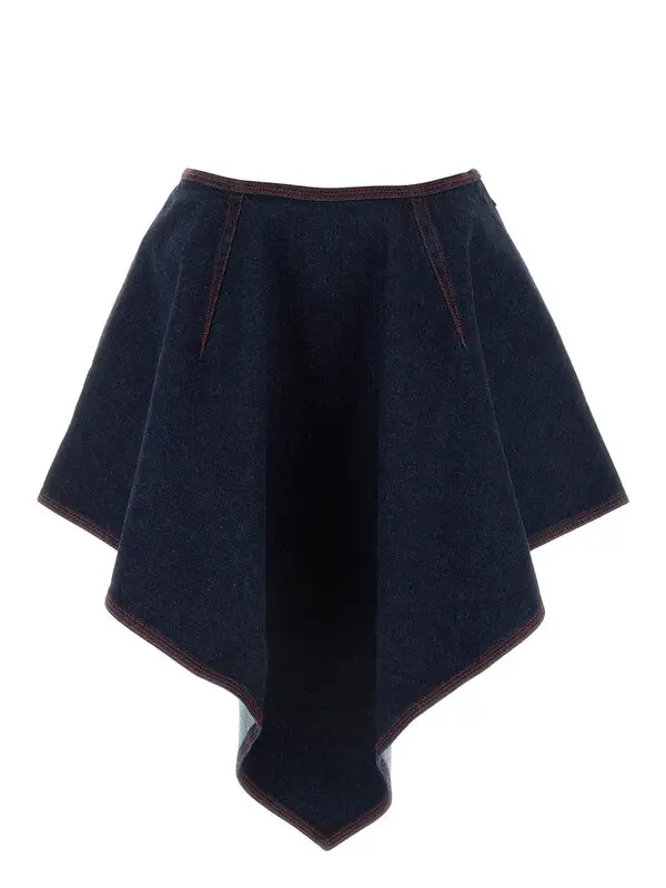Alaïa Cotton Blend Skirt - Multicolor
