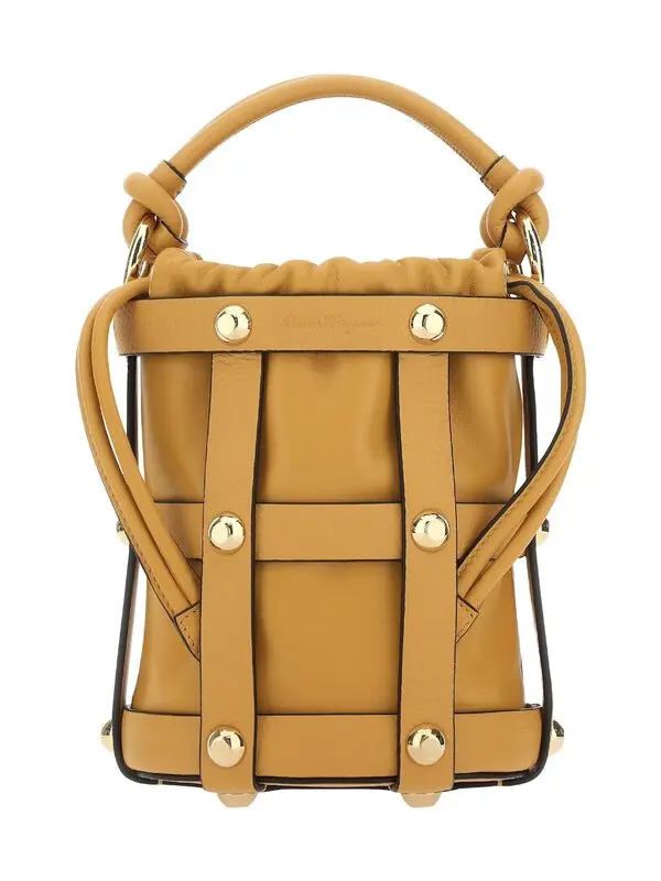 FERRAGAMO Small F.cage Bucket Bag - Multicolor