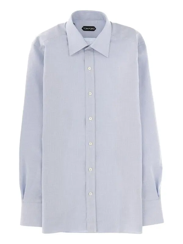 TOM FORD Shirt With Classic Collar - Multicolor